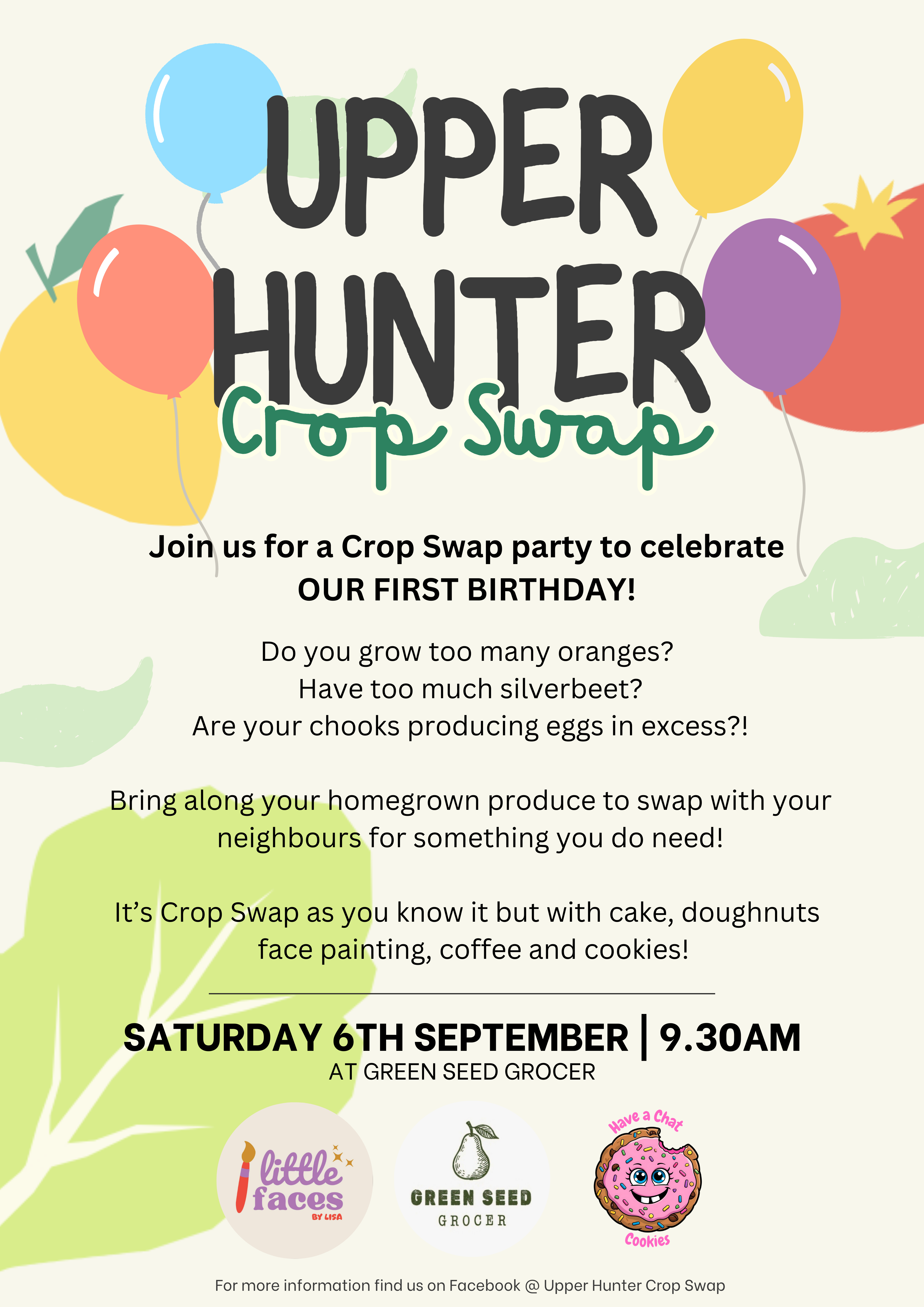 Upper Hunter Crop Swap turns ONE! - 2NM